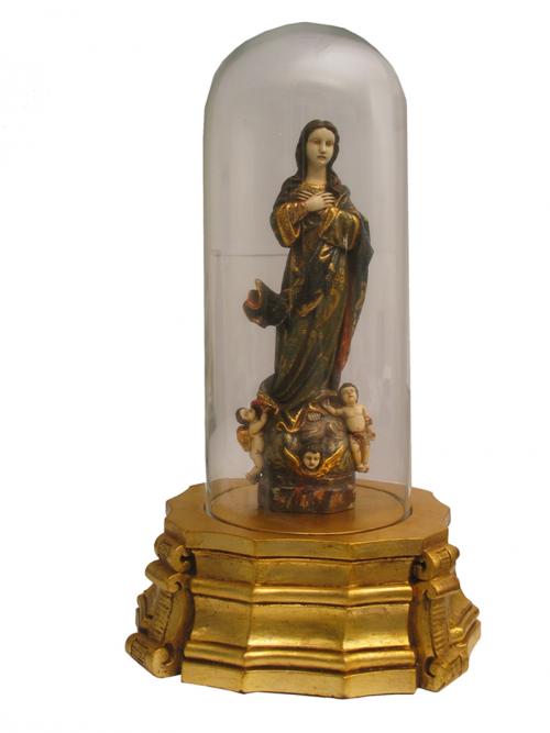 PIANHA C/ CAMPANULA DE VIDRO Sadi Decorações